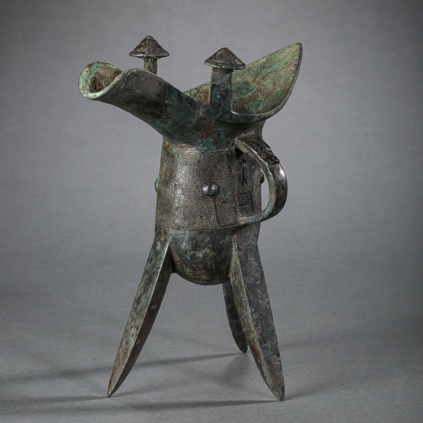 China Warring States Period Bronze Goblet