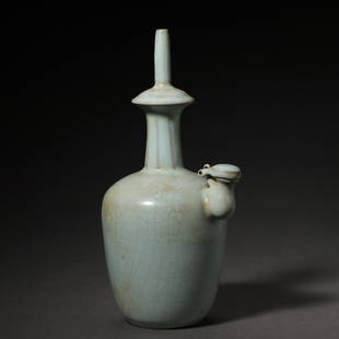 Chinese Song Dynasty Guan Ware Celadon Vase