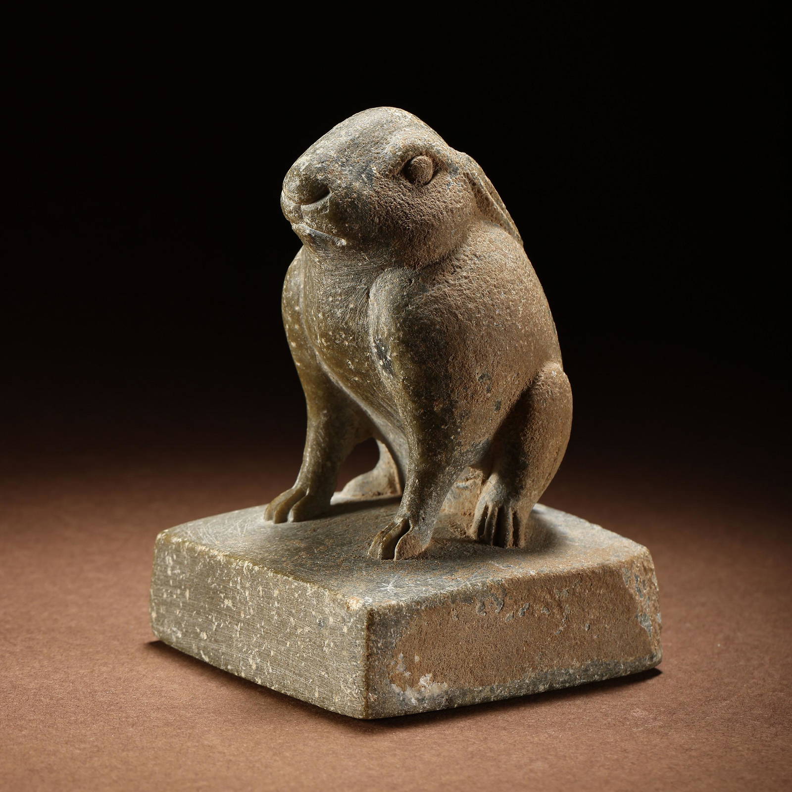 Chinese Bluestone Rabbit, Tang Dynasty Auction