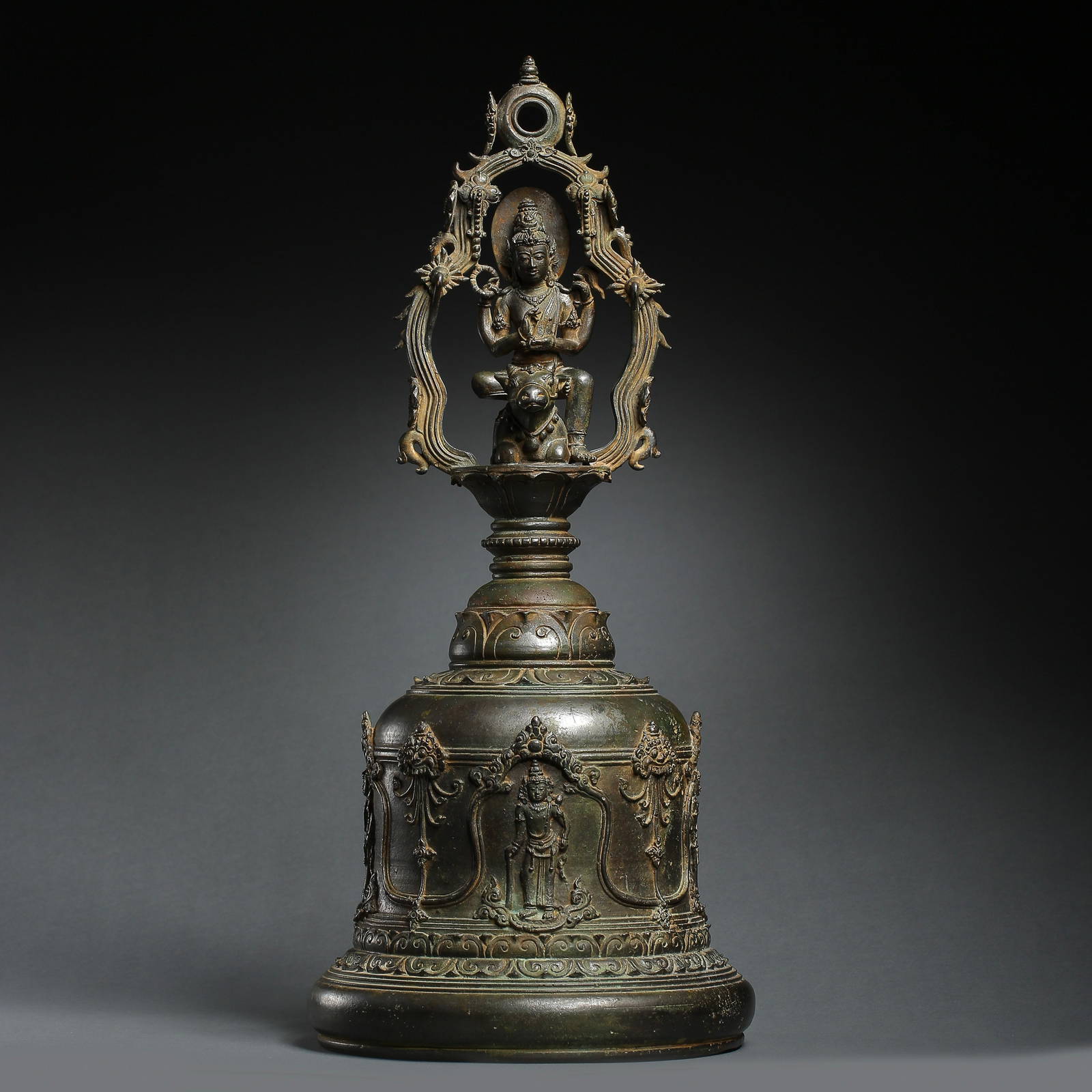 Bronze Bell, A Buddhist Ritual Instrument Of The Yuan Dynasty, China ...