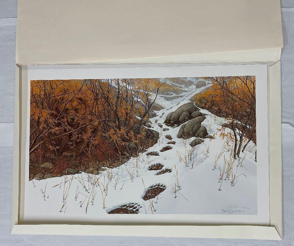 For Auction: Bev Doolittle Print Doubled Back Signed Numbered (#0194 ...