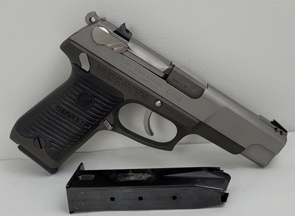 Stainless Steel Ruger P89 9mm Pistol - Feb 28, 2021 | Davis Brothers ...