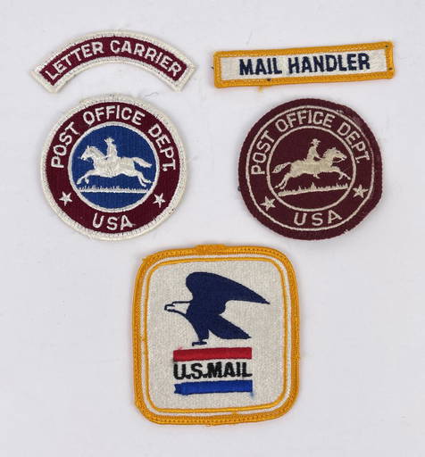 Collection Of Us Post Office Uniform Patches