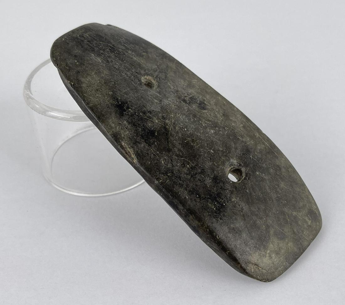 Ancient Native American Indian Stone Gorget