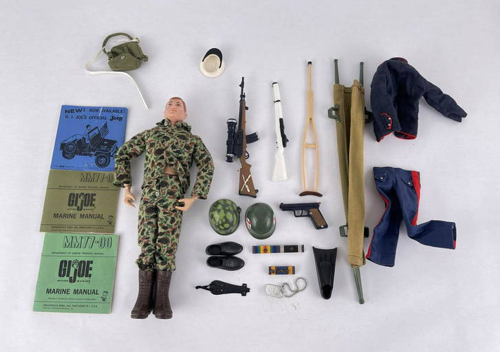Vintage 12" Gi Joe Action Figure W/ Scar