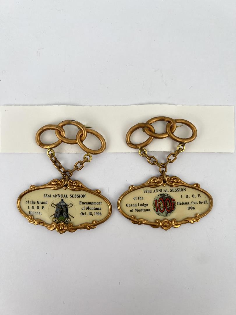 Ioof Odd Fellows Medals Badges Montana