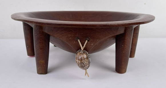 Large, Beautiful Polynesian Carved Wood Kava Bowl, Fiji