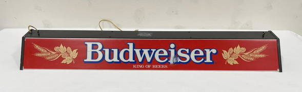 Budweiser Pool Table Light