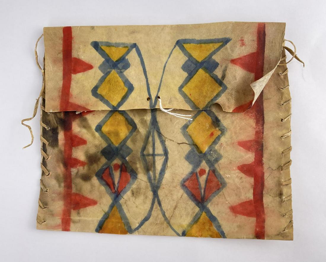Plains Native American Indian Parfleche Envelope