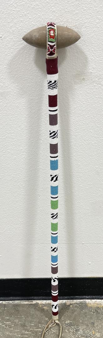 Plains Native American Indian Stone War Club