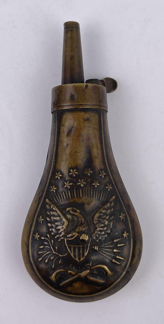 Antique Colt Eagle Powder Flask - Nov 05, 2022 | Davis Brothers Auction ...