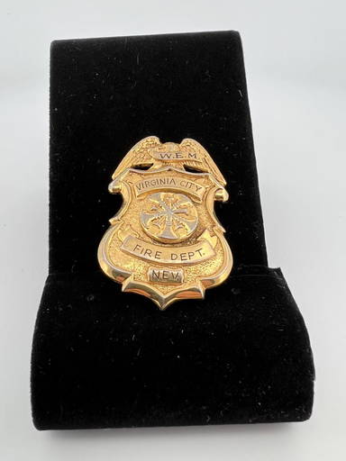 Virginia City Nevada Fire Department Badge