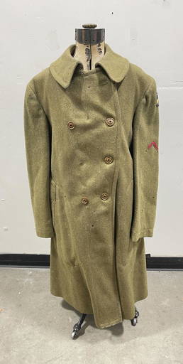 Ww1 Wwi Enlisted Overcoat With 35th Div. Patch