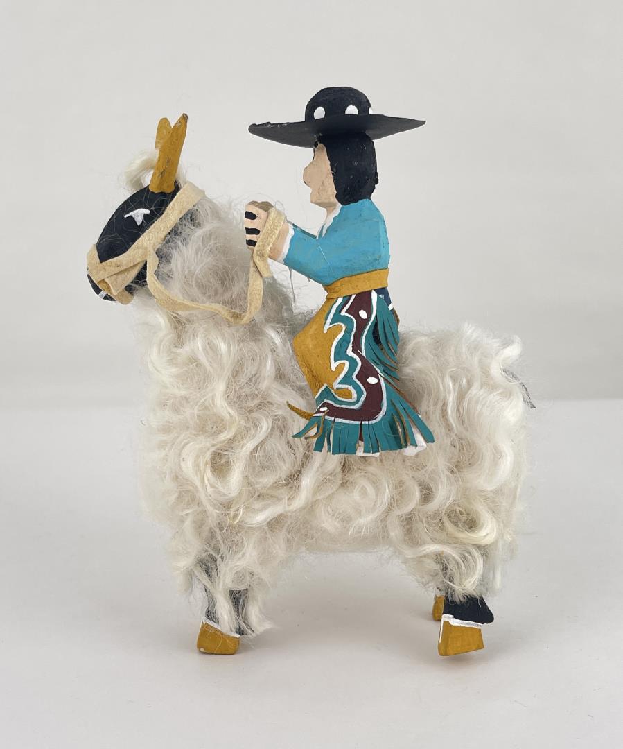 Delbert Buck Navajo Folk Art Wood Carving