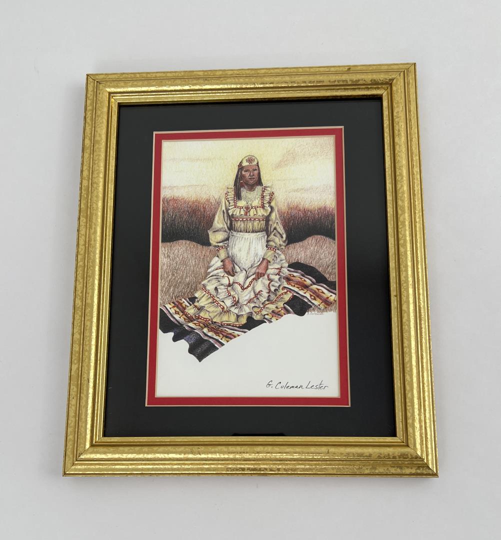 Gwen Coleman Lester Indian Print - Apr 01, 2023 | Davis Brothers ...