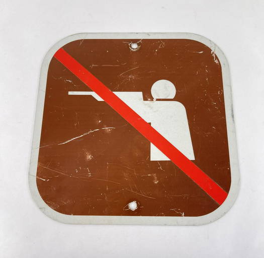 Vintage Usfs Montana Forest Service Sign