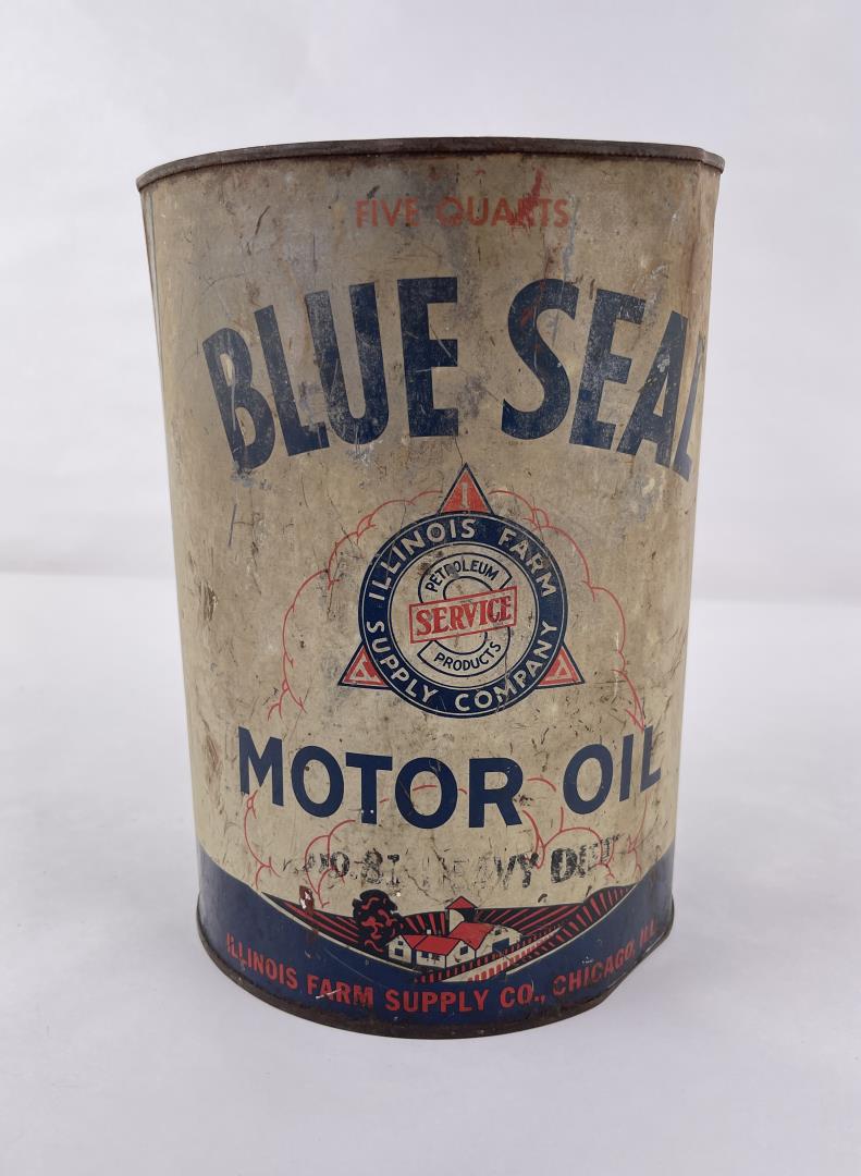 Blue Seal Motor Oil Can