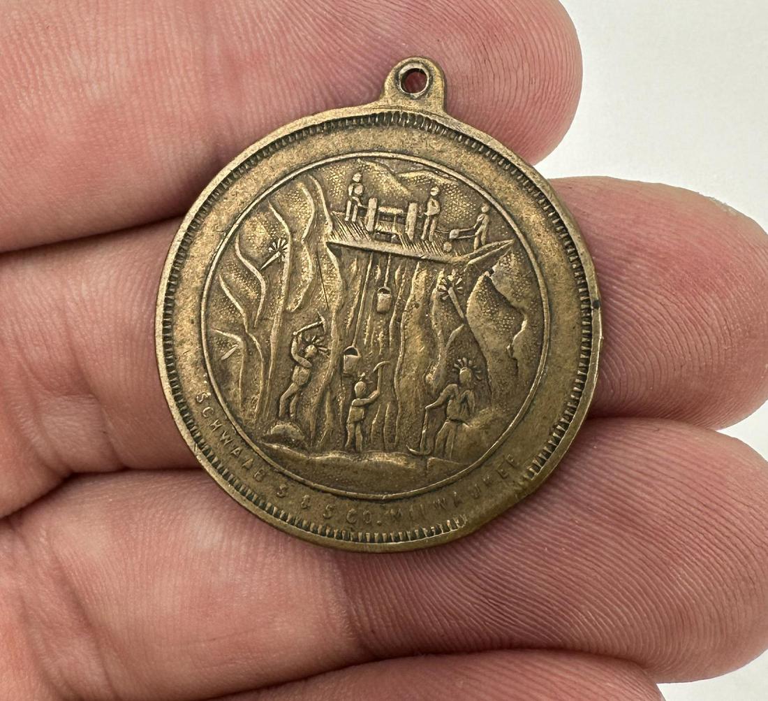 Miners Union Day Butte Montana Medal 1900 Auction