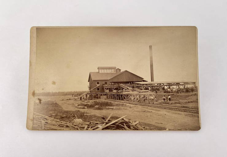 Antique Lumber Mill Occupational Photo