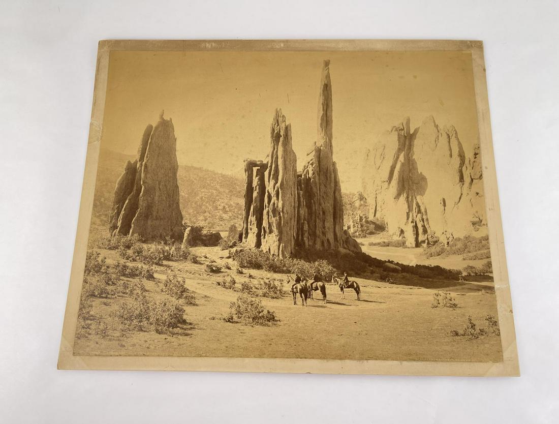 William Henry Jackson Mammoth Plate Photo