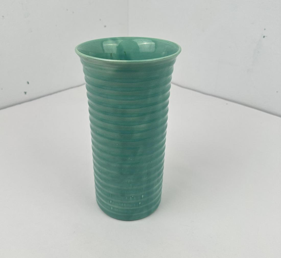 Bauer Ring Ware Cylinder Pottery Vase