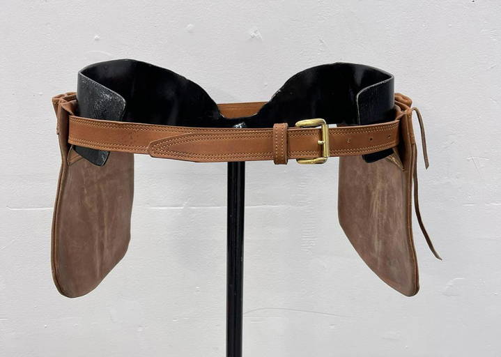 Custom Made Leather Shotgun Shell Pouch Belt