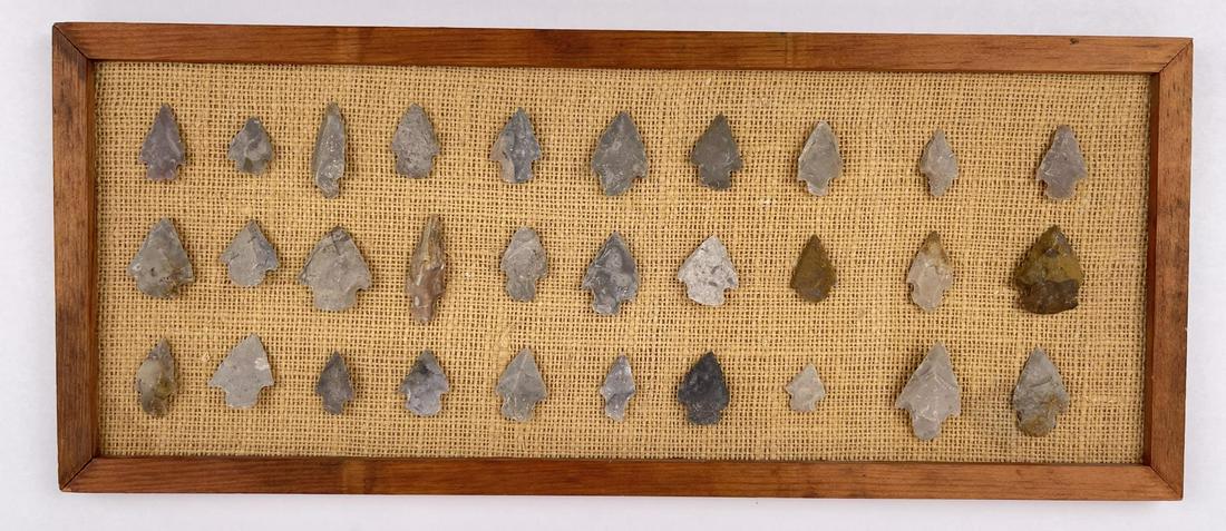 Wind River Wyoming Indian Artifact Display Auction
