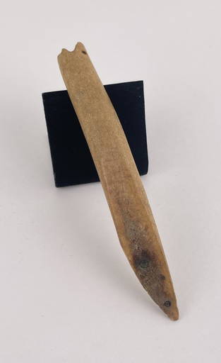 Ancient Eskimo Scrimshaw Bone Tool
