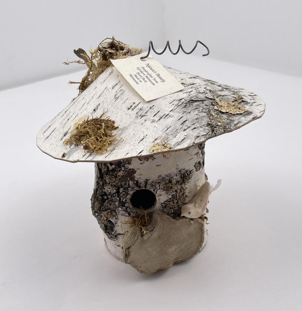 Native American Indian Birch Bark Bird House Auction