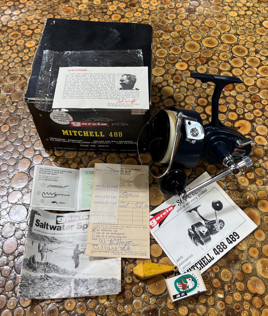 Garcia Mitchell 488 Spinning Fishing Reel Auction