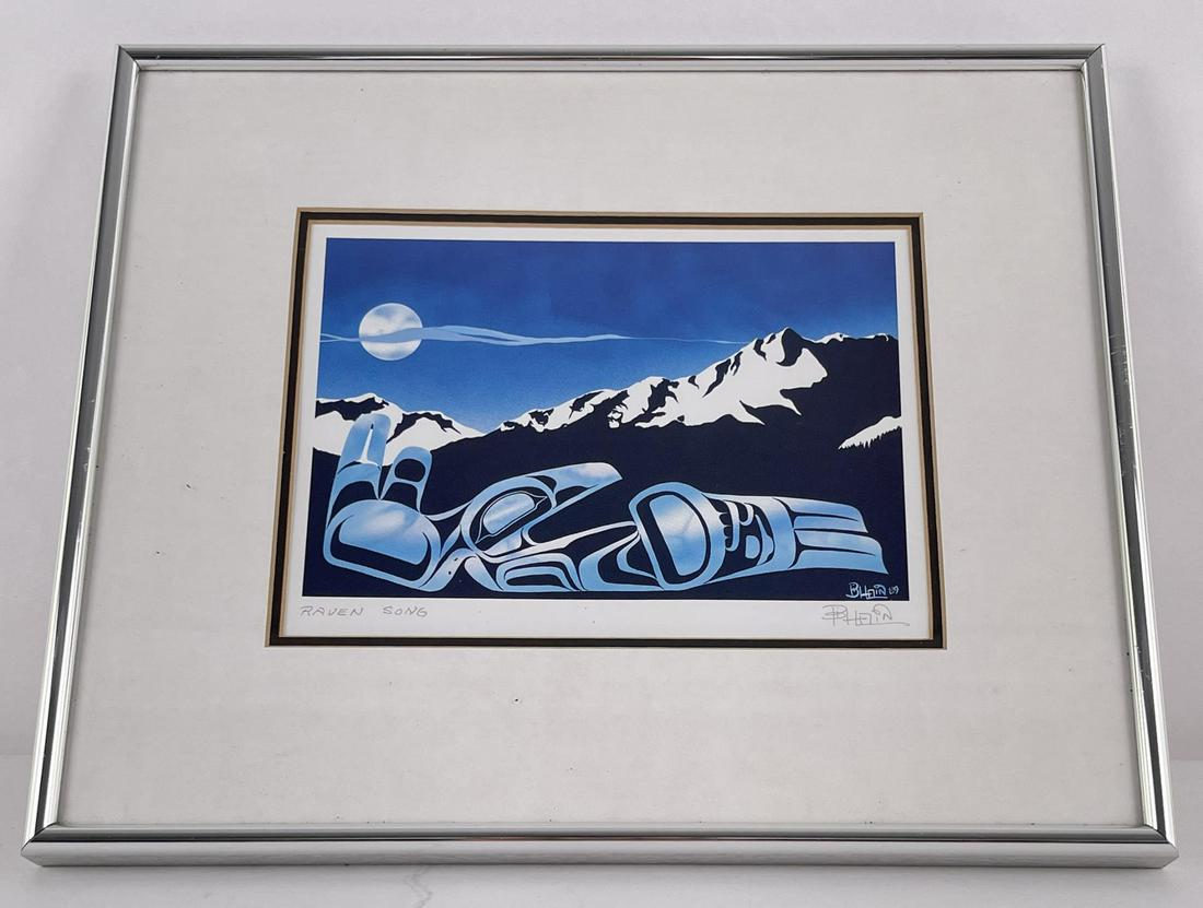 William Bill Herbert Helin Haida Serigraph