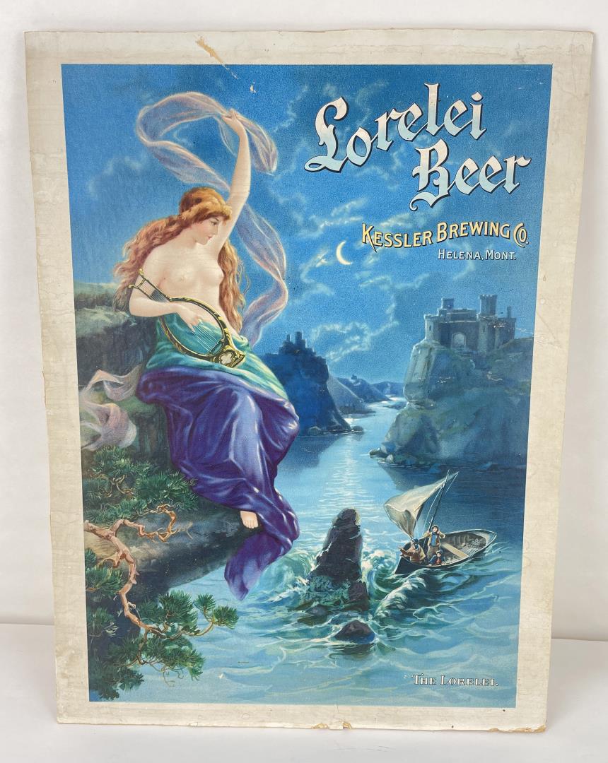 Lorelei Beer Kessler Brewing Helena Montana Sign