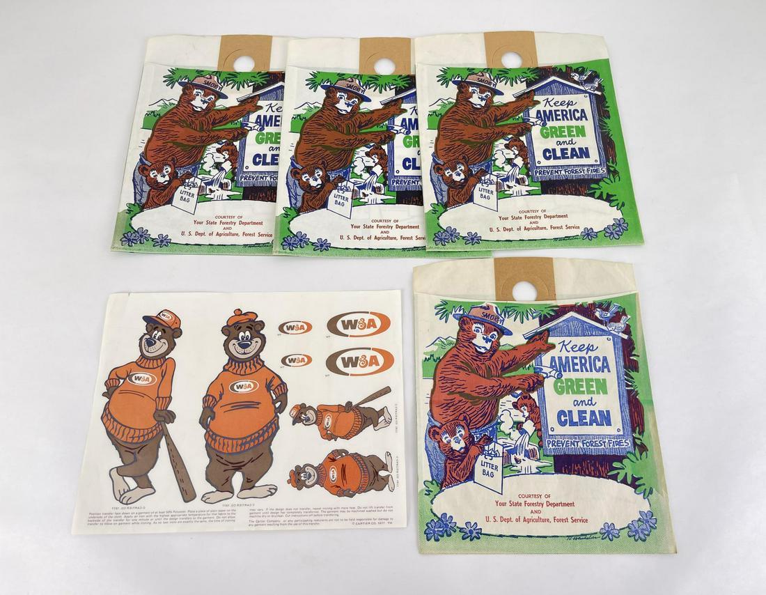 Usfs Us Forest Service Smokey Bear Bags Auction