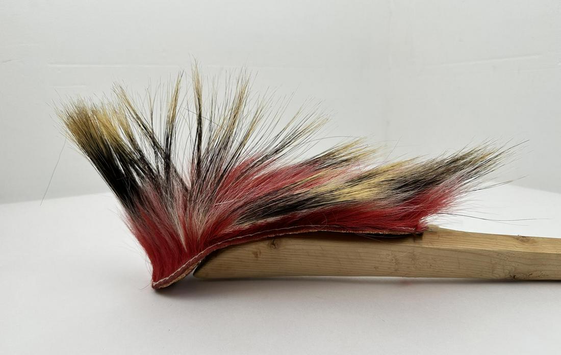 Plains Native American Indian Porcupine Hair Roach Auction