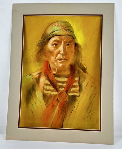 Anderson Native American Indian Painting
