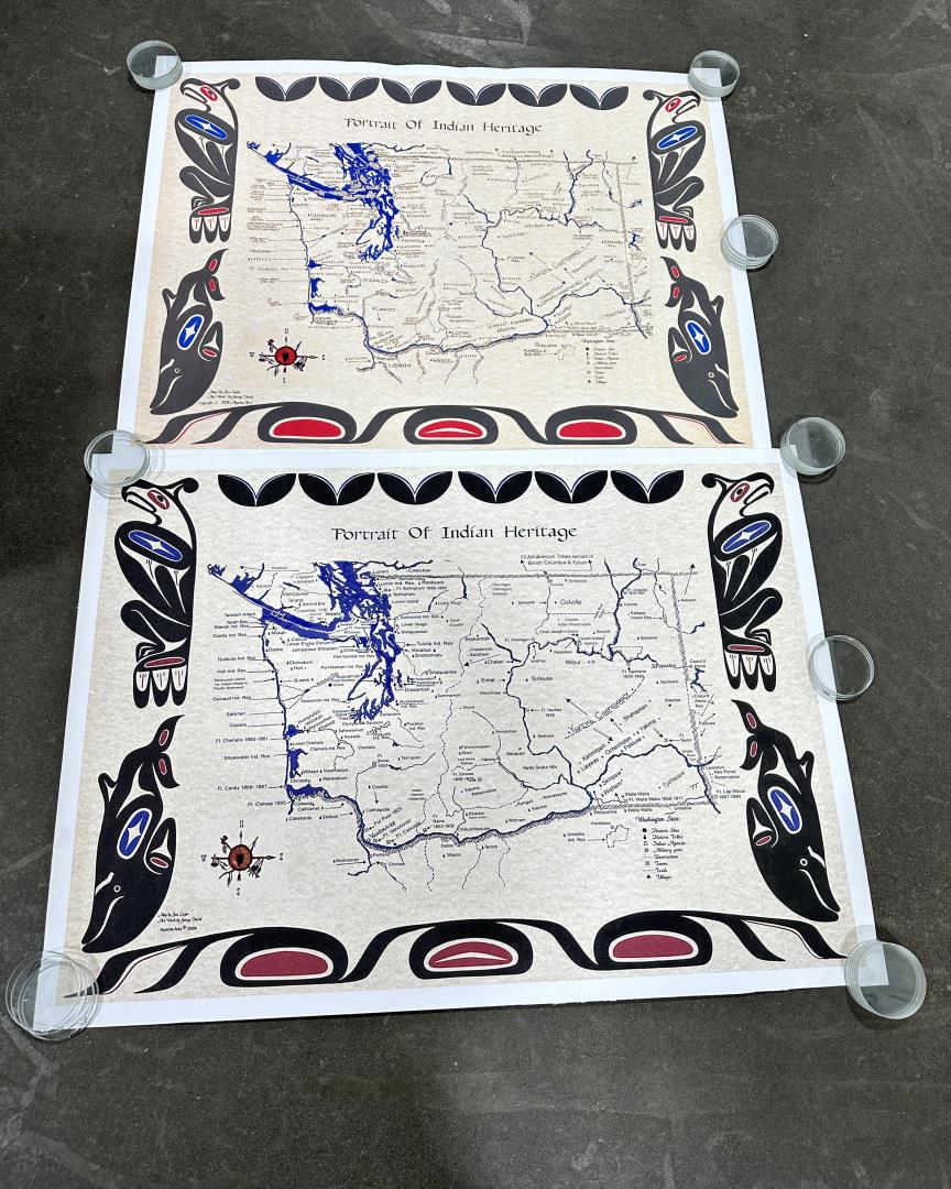 Portrait Of Indian Heritage Maps