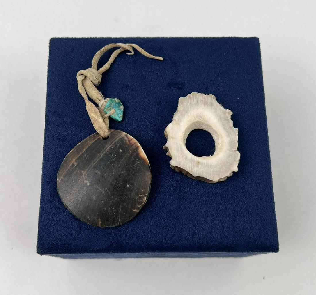 Plains Native American Indian Shell Medallion Auction