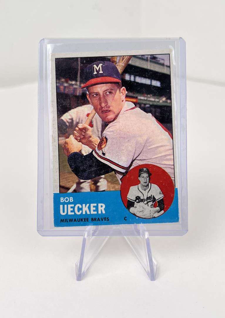 1963 Topps Bob Uecker #126 Baseball Card Auction