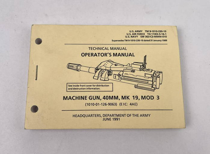 Tm 9 1010 230 10 Technical Manual
