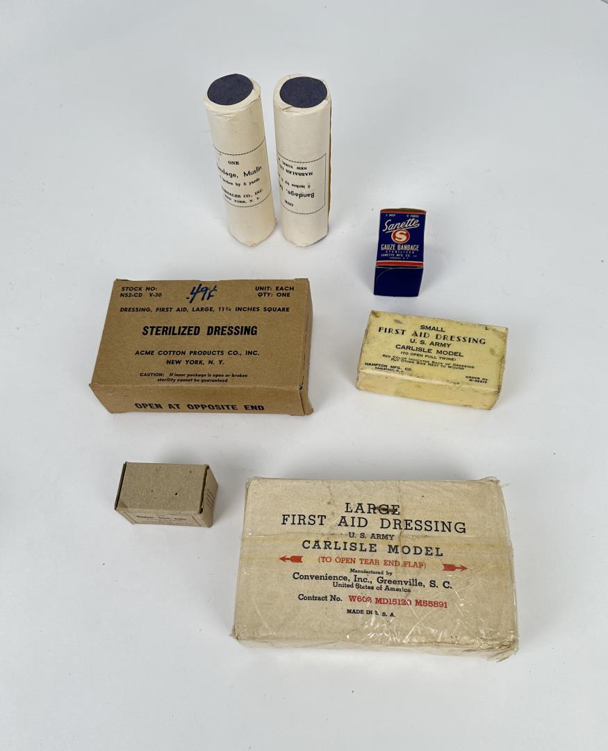 Ww2 Us Army Assorted Bandages Combat Medic
