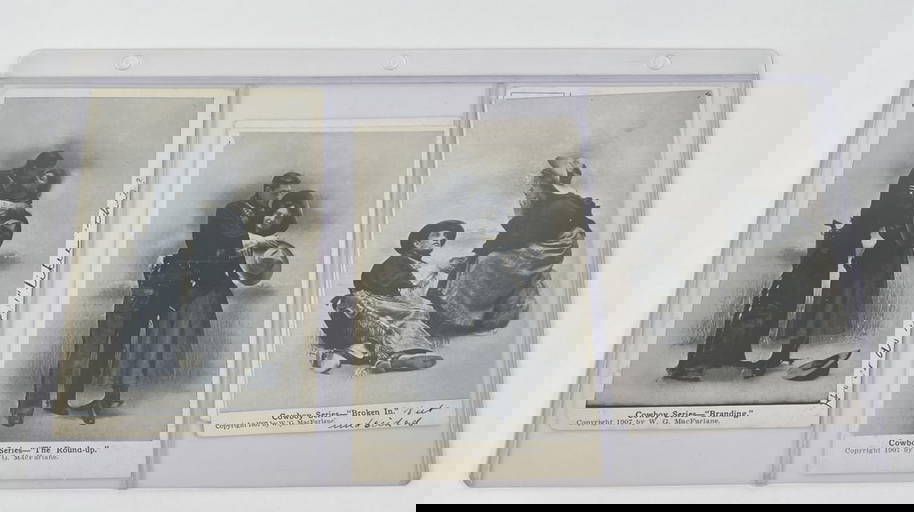 Macfarlane Antique Cowboy Postcards