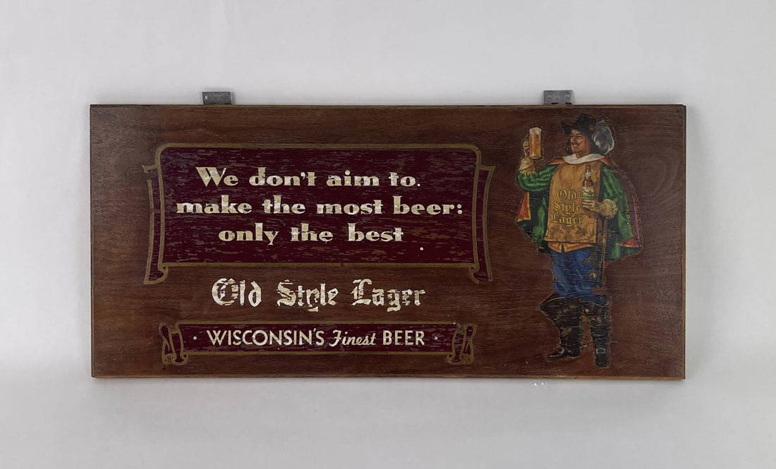 Wisconsin Old Style Lager Beer Sign Auction