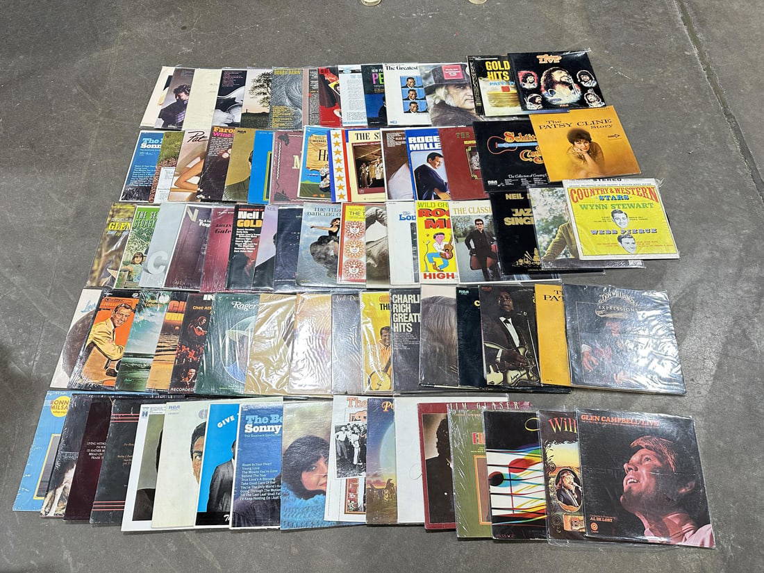 Collection Of 33 Lp Records Auction
