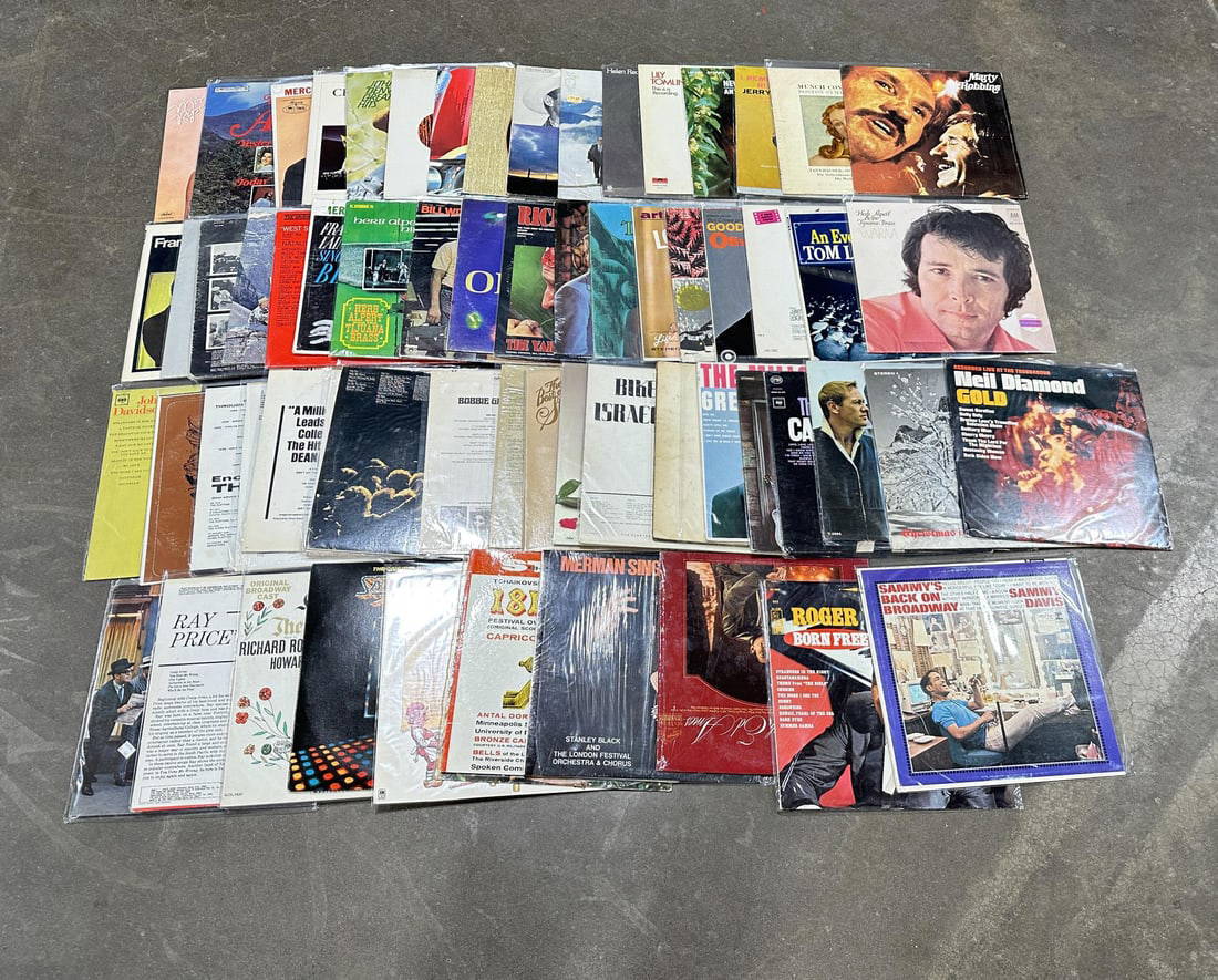 Collection Of 33 Lp Records Auction