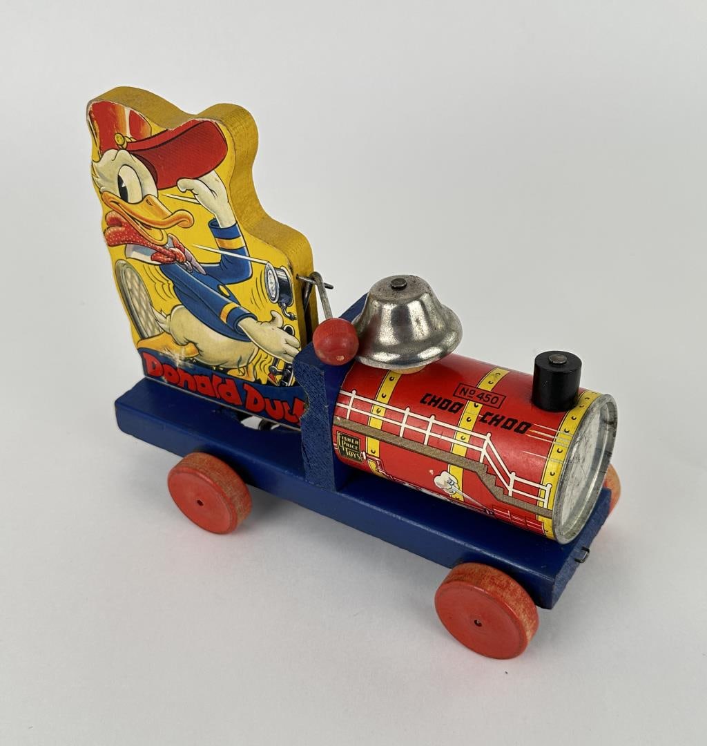 Fisher Price Donald Duck Choo Choo Train 450 Auction