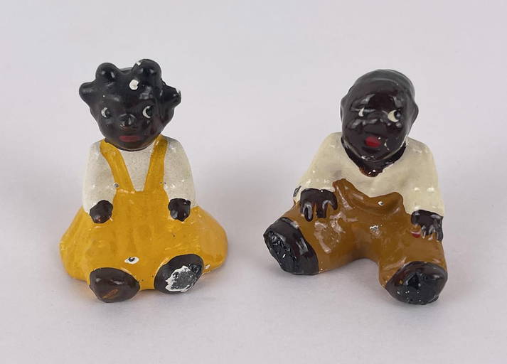 Black Americana Cast Iron Paperweights