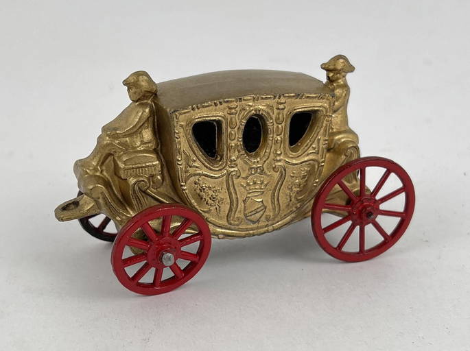 Manoil Barclay Gold Horse Drawn Coach