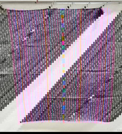 Guatemalan Tzute San Juan Blanket