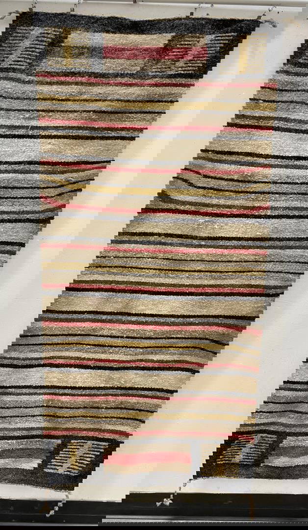 Navajo Indian Saddle Blanket Rug Auction