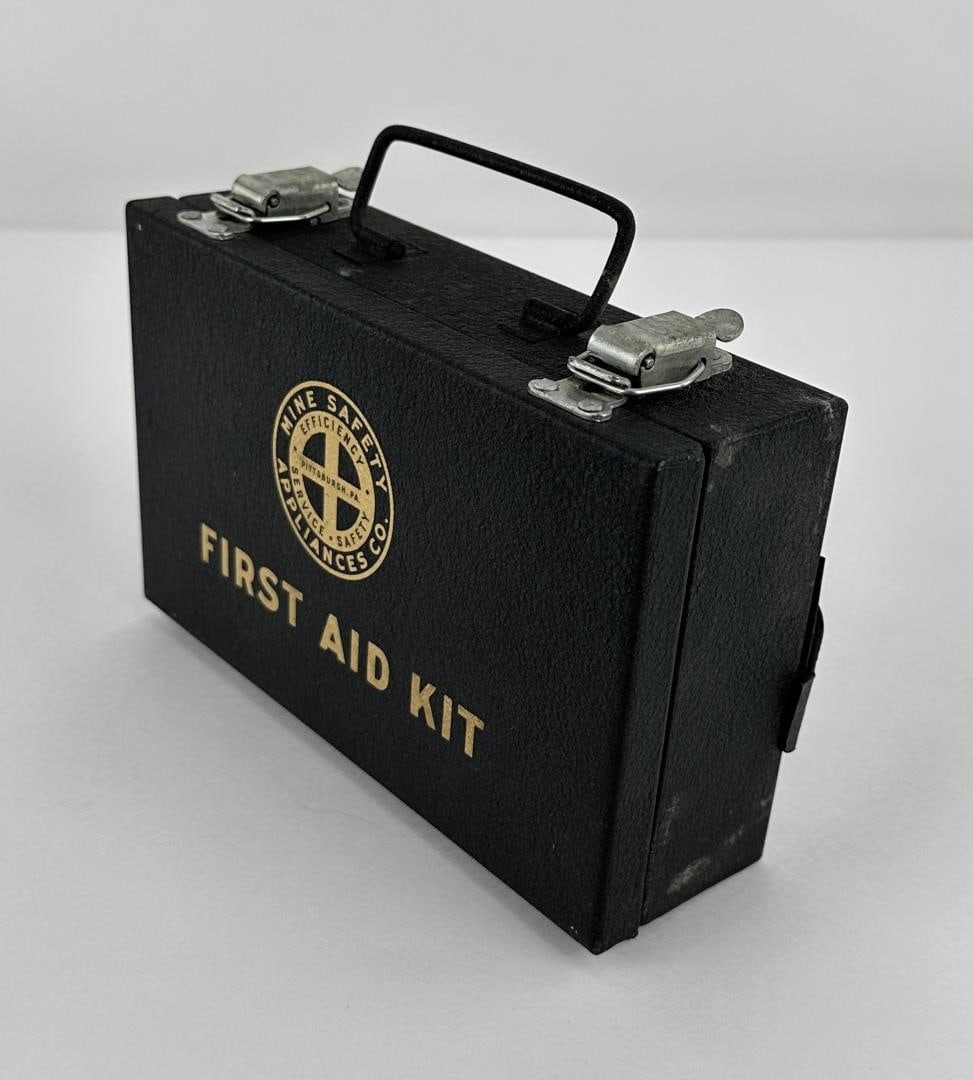 Antique Mine Safety First Aid Kit Auction